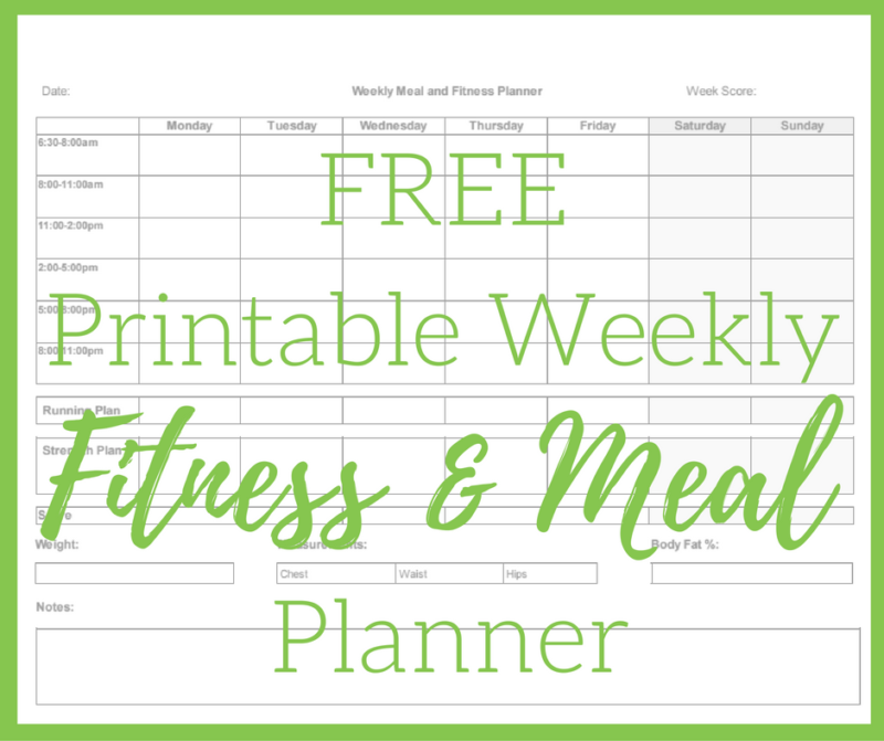 Printable Meal And Fitness Planner Thinking Outloud Salads For